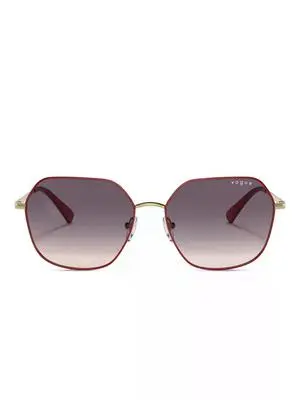 VOGUE EYEWEAR Geometric Sunglasses - Red