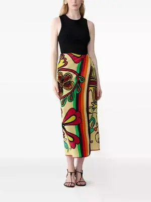 Carolina Herrera X Rianna + Nina Printed Scarf - Neutrals