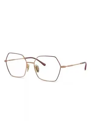 VOGUE EYEWEAR Geometric-frame Glasses - Brown