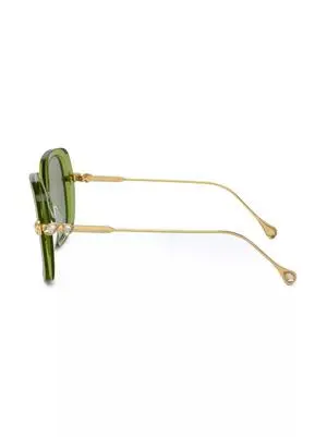 SWAROVSKI Crystal-embellished Oversize Sunglasses