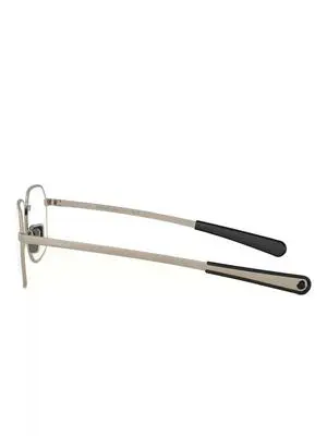 Moncler Metal Square Frame Eyeglasses