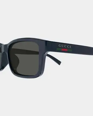 Gucci Rectangular Sunglasses - Blue
