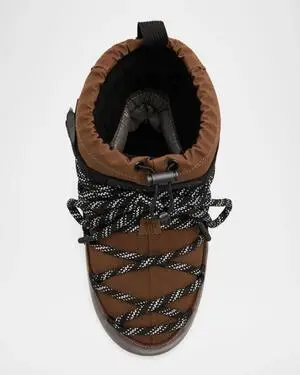 Moncler X Moon Boot Icon Low Padded Snow Boots - Black