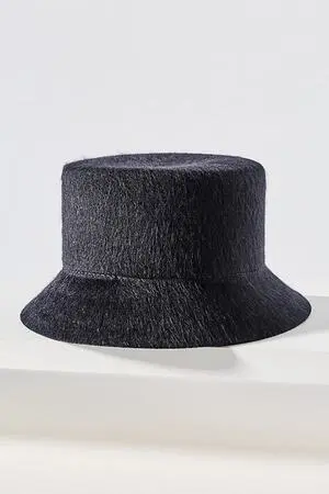 WYETH Wool Bucket Hat - Black