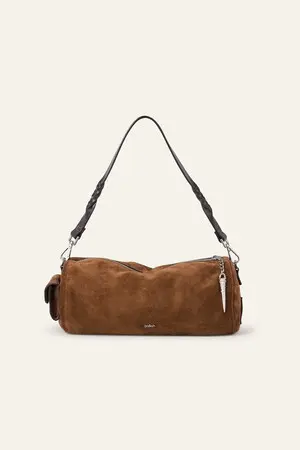 Ba&sh Beni Multi-pocket Baguette Bag - Brown