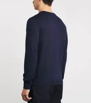 Paul Smith Merino Wool Crew Neck Sweater - Navy
