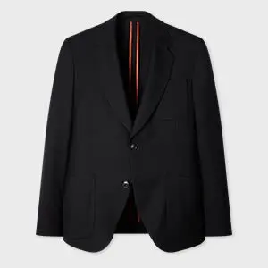 Men's Black Wool Blazers
