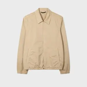 Paul Smith Washed Tan Cotton-twill Coach Jacket