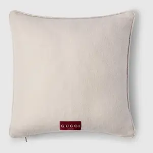 Gucci Gg Wool Cashmere Jacquard Cushion