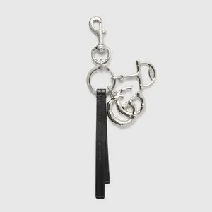 Gucci Half Horsebit Keychain - Silver