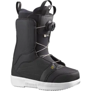 SALOMON Pearl Boa Boots - Black / White