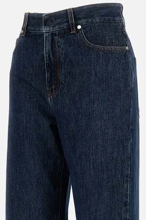 Fendi Cotton Jeans - Blu