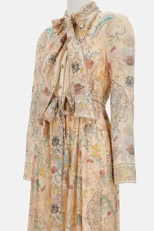Zimmermann Shirt Dress With Bow