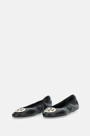 Tory Burch Reva Travel Ballet Flats - Black