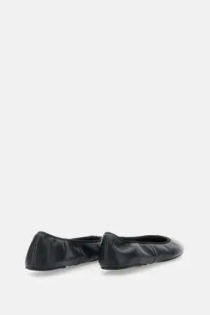 Tory Burch Reva Travel Ballet Flats - Black