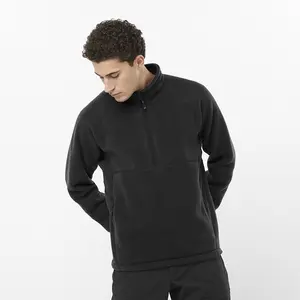 SALOMON Chroma Fleece Half-zip Pullover - Deep Black