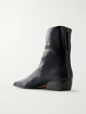 EMME PARSONS Minori Leather Ankle Boots - Black
