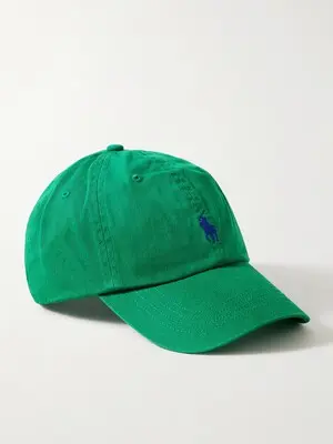 Polo Ralph Lauren Embroidered Cotton-twill Cap - Green