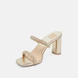 DOLCEVITA Nolah Beaded Block Heels