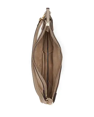Polo Ralph Lauren Polo Id Mini Suede Shoulder Bag - Clay