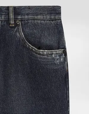 Dolce & Gabbana Cotton Denim Trousers - Multicolor