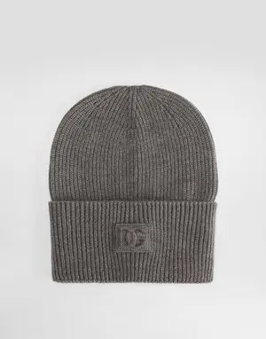 Dolce & Gabbana Knitted Wool Hat - Grey