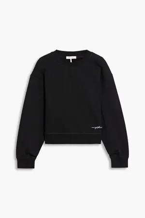 Rag & Bone Vintage French Cotton-terry Sweatshirt - Black