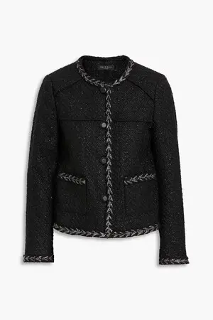 Rag & Bone Mirabelle Metallic Tweed Jacket - Black