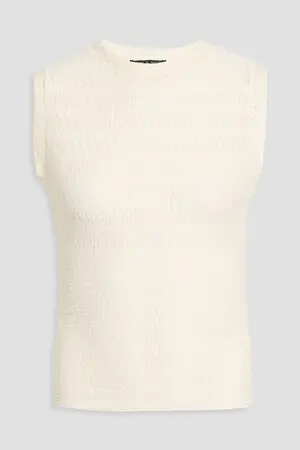 Rag & Bone Julia Pointelle-knit Top