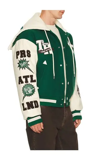True Religion Retro Wool Varsity Jacket