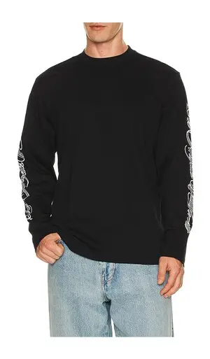 STAMPD La Cursive Long Sleeve Relaxed Tee