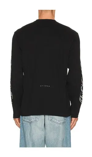 STAMPD La Cursive Long Sleeve Relaxed Tee