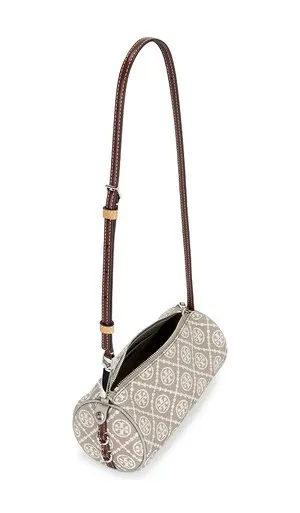 Tory Burch T Monogram Utility Cylinder Bag