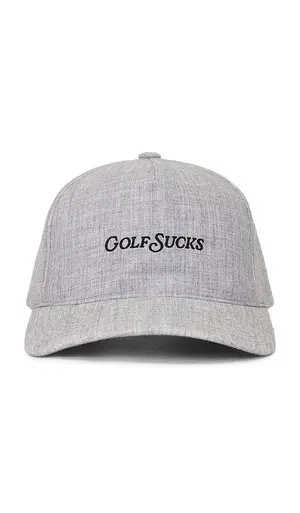 Travis Mathew Golf Sucks Cap - Heather Grey