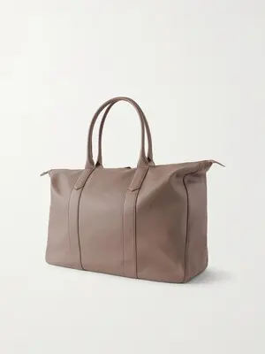 Canali Leather Duffle Bag