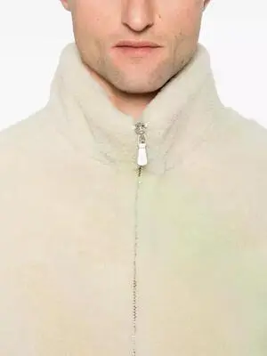 Eleventy Shearling Zip-front Gilet