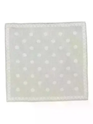 Eleventy Floral-pattern Pocket Square - Grey