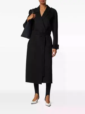 Versace Belted Wool And Cashmere Blend Coat