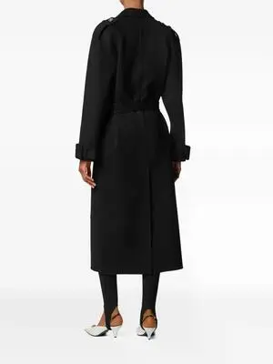 Versace Belted Wool And Cashmere Blend Coat