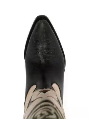 GOLDEN GOOSE 40mm Wish Star Embroidered Cowboy Boots