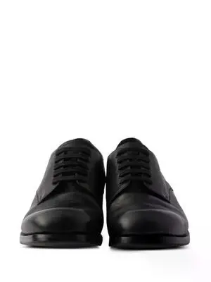 Prada Laced Leather Derby Shoes