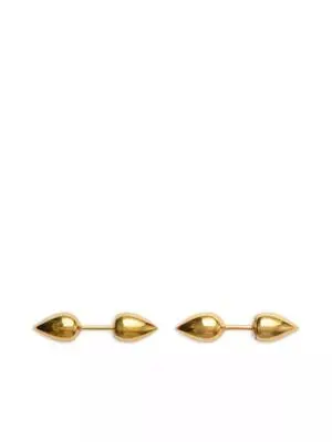 Burberry Spear-shaped Stud Earrings - Gold