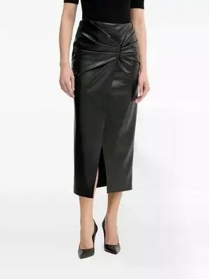 SIMONA CORSELLINI Draped Midi Skirt