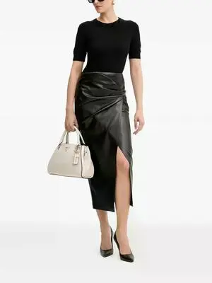 SIMONA CORSELLINI Draped Midi Skirt