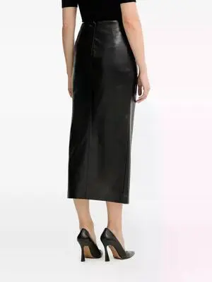 SIMONA CORSELLINI Draped Midi Skirt