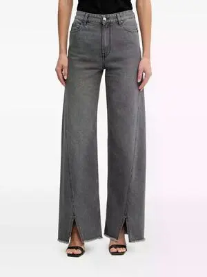 SIMONA CORSELLINI Frayed Split Jeans