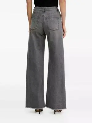 SIMONA CORSELLINI Frayed Split Jeans