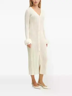 SIMONA CORSELLINI Ribbed Knit Midi Dress