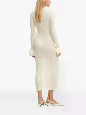 SIMONA CORSELLINI Ribbed Knit Midi Dress