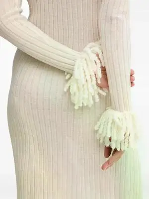 SIMONA CORSELLINI Ribbed Knit Midi Dress